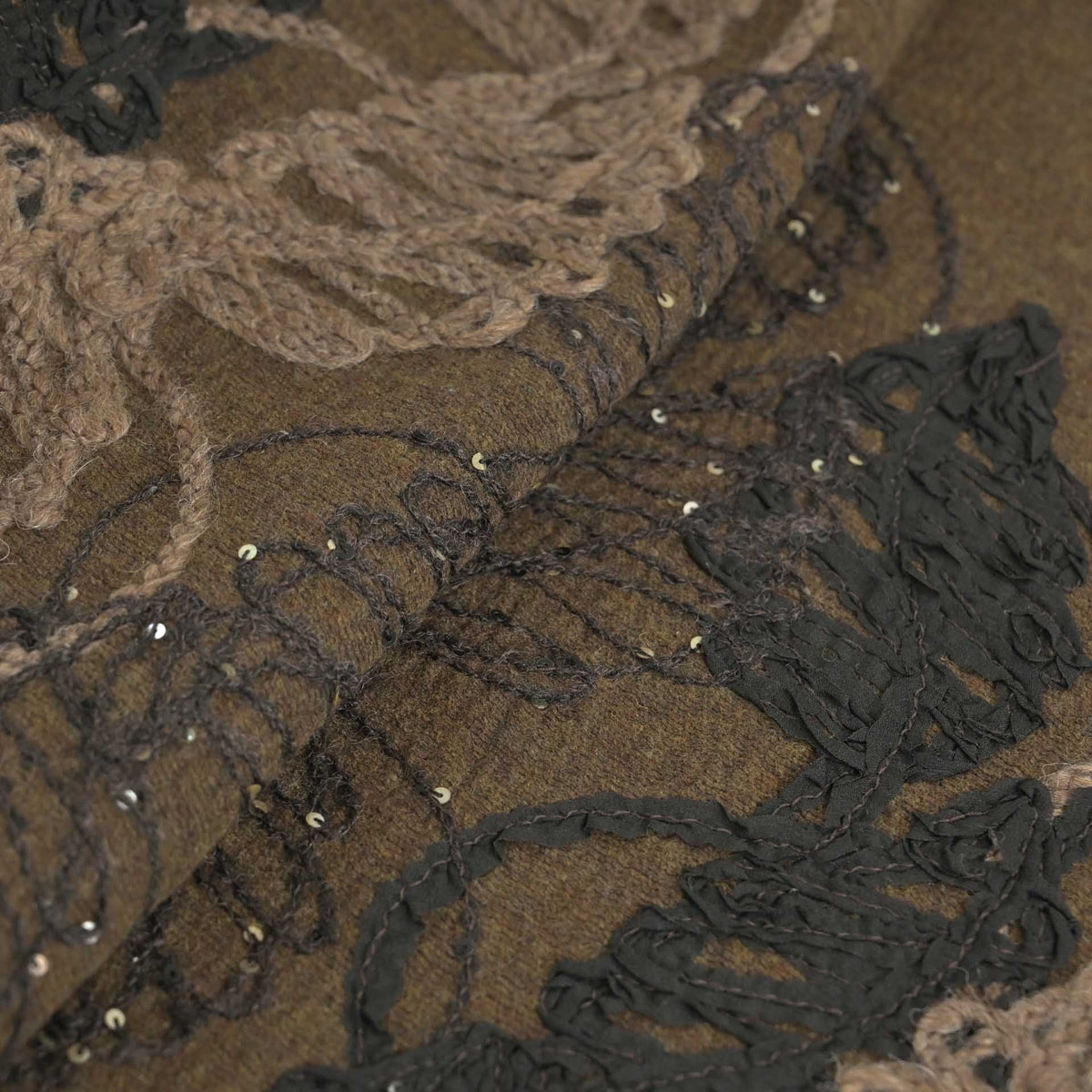 Melange Brown Jacket Fabric 5077 – Fabrics4Fashion