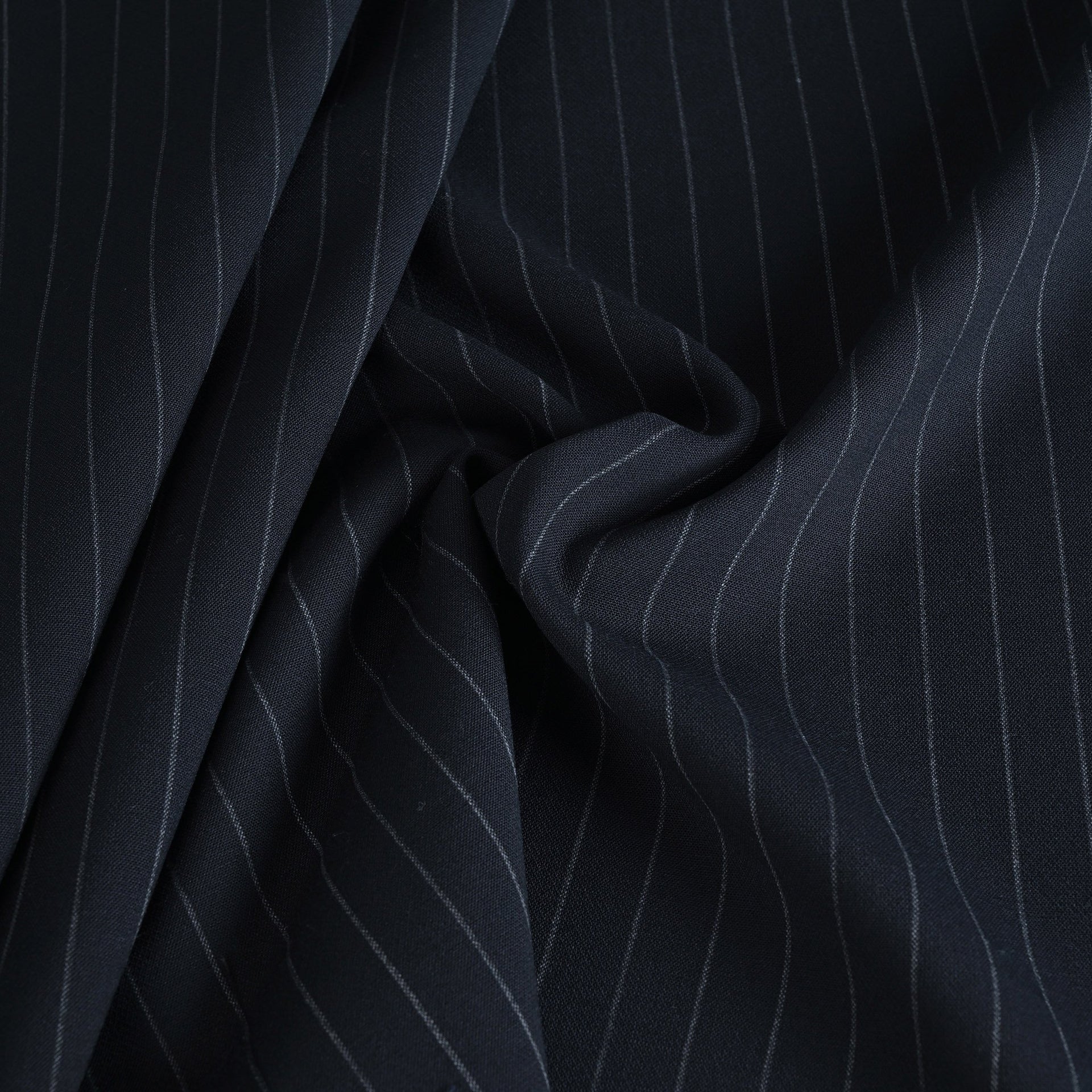 Navy Suiting Pinstripe Fabric 5360 – Fabrics4Fashion