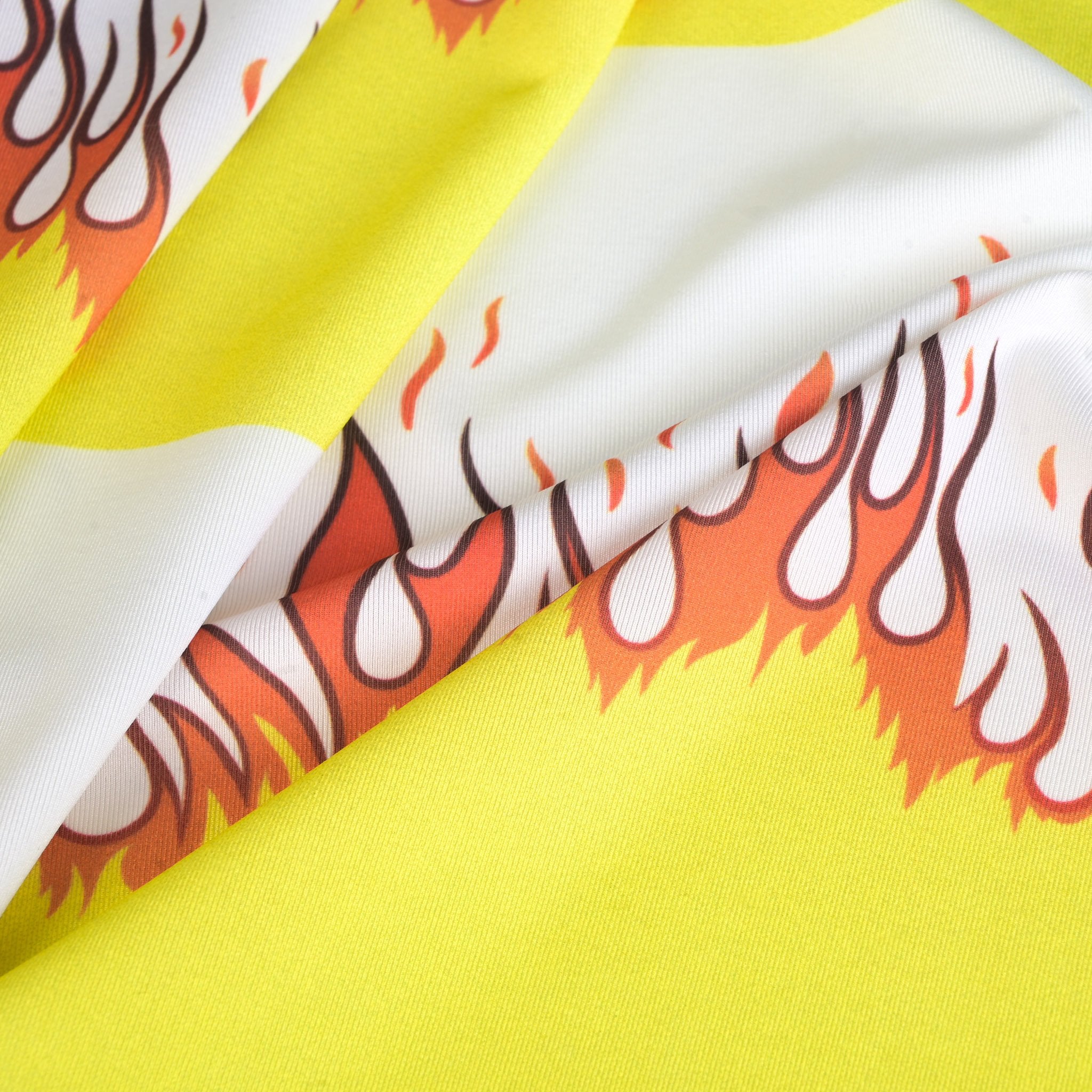 White Flame Print Jersey Fabric 6833 – Fabrics4Fashion