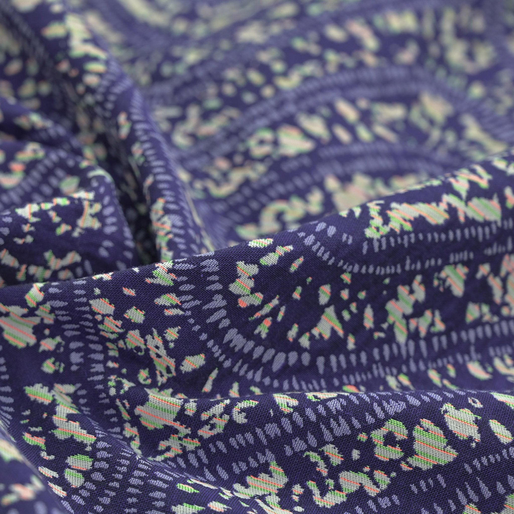 Multicolor Abstract Jacquard Fabric 2076 – Fabrics4Fashion