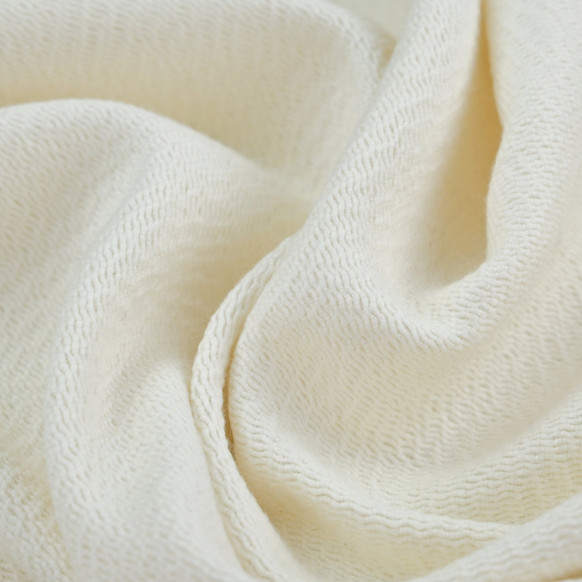 Off-White Textured Wool Fabric 96878 – Fabrics4Fashion