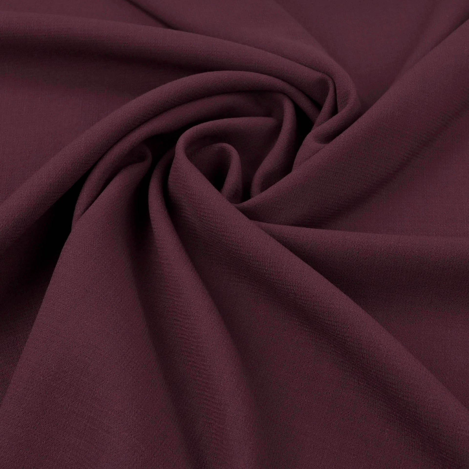 Plum Double Weave Crepe Fabric 97077 – Fabrics4Fashion